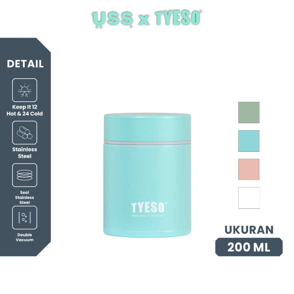 Jual USS x TyesoFood Jar TS-8762A Stainless Steel 200ML-Wadah Tempat ...