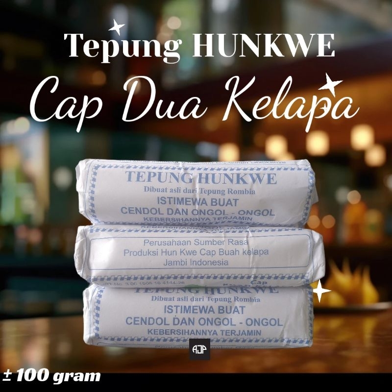 Jual Tepung Hunkwe Cap Dua Kelapa | 25 pcs | Shopee Indonesia