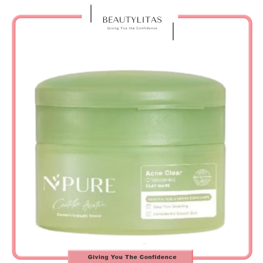 Jual NPURE Centella Asiatica Clear Chocomint Clay Mask 50g | Shopee ...