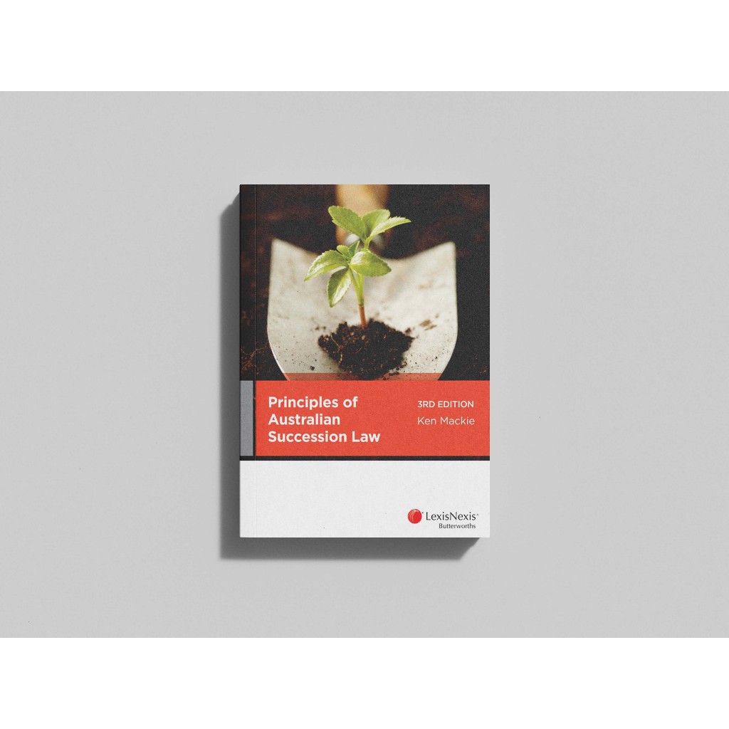 Jual Principles of Australian succession law-LexisNexis Butterworths ...