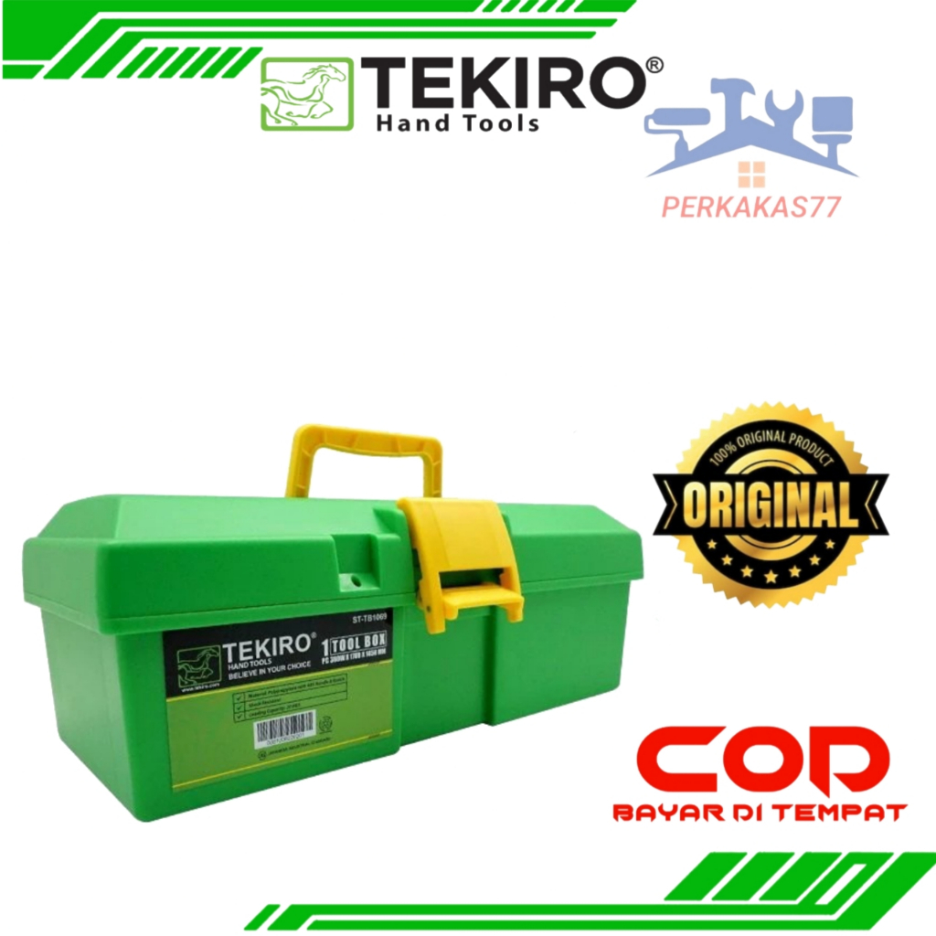 Jual TEKIRO TOOL BOX PLASTIK TB 901 - 0201 - TOOL PLASTIK - TOOLS - ALAT PERKAKAS | Shopee Indonesia