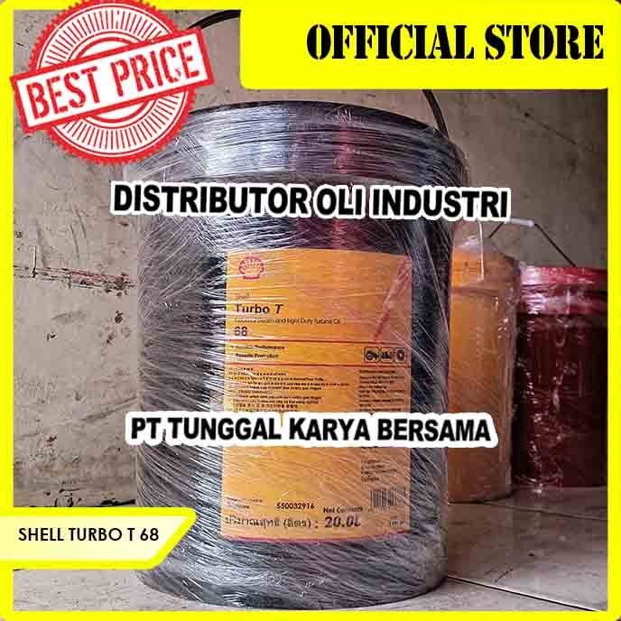 Jual SHELL TURBO T 68 ( ISO VG 68 - 20 Liter ) | Shopee Indonesia