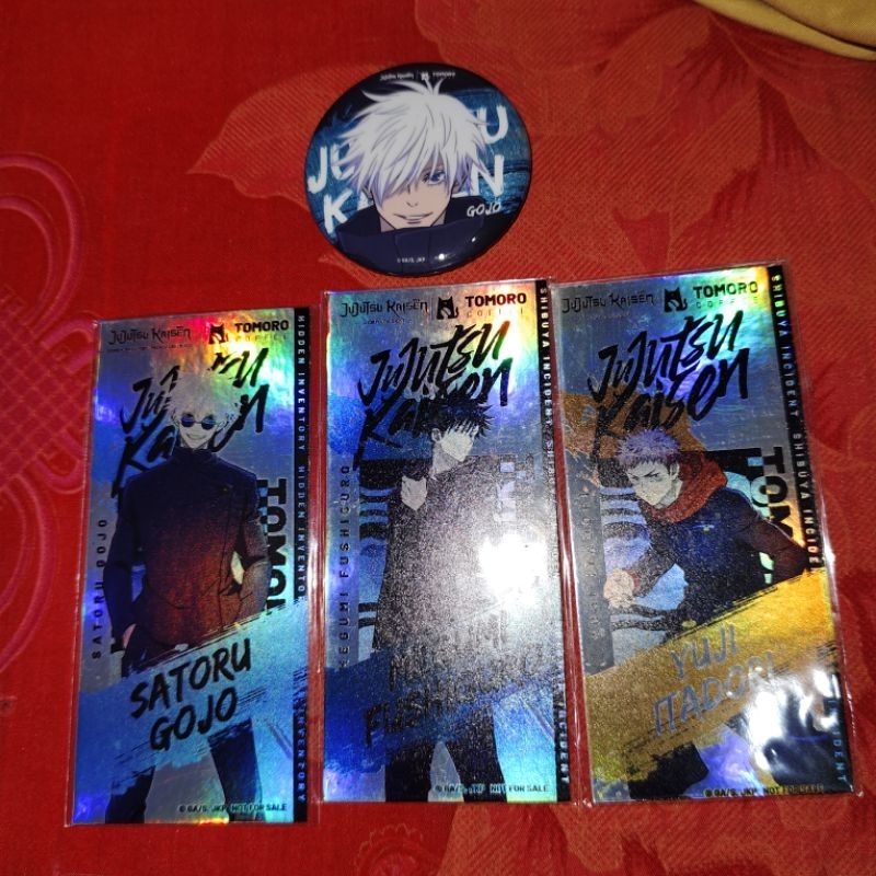 Jual Jujutsu Kaisen Tomoro Coffee collab merch official card badge ...