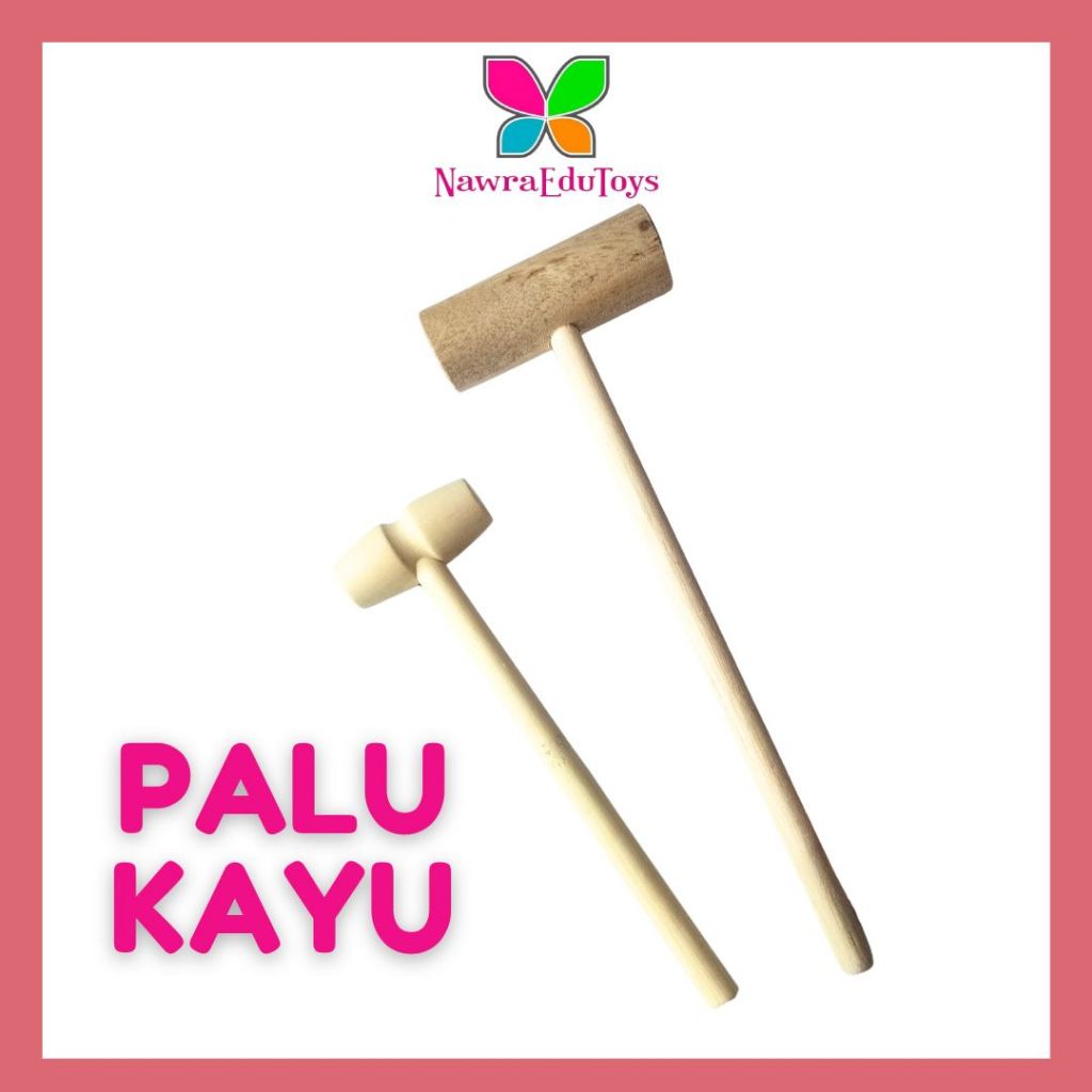 Jual Mainan edukasi PALU KAYU, montessori toys | Shopee Indonesia