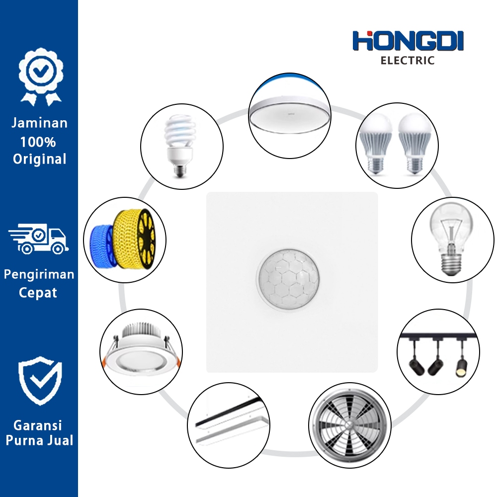 Jual BEST SELLER! HONGDI Saklar Sensor Gerak Tipe 86 - Infrared ...