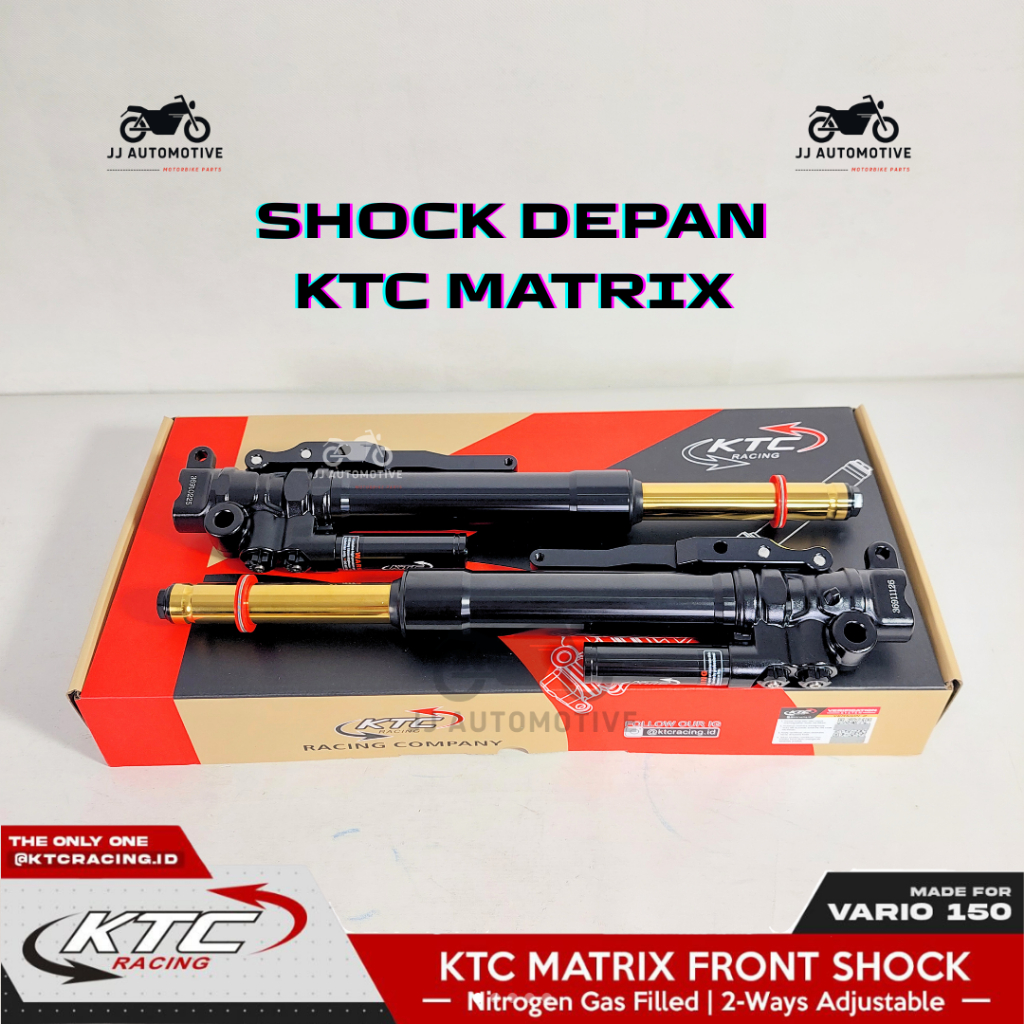 Jual Shock Depan KTC Racing Matrix Vario 125 Beat Scoopy Genio Vario ...