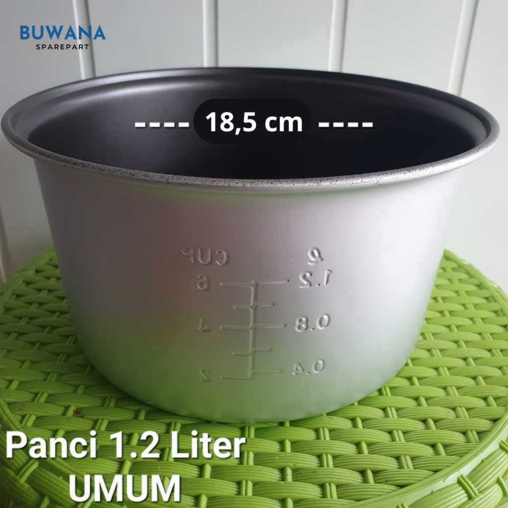 Jual Panci Rice Cooker / Magicom Ukuran 1,2 Liter RRT UMUM Tinggi 11 cm ...