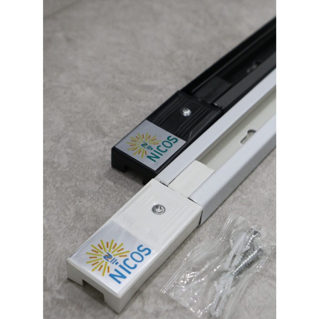 Jual Rell Track 1M 1.5M 2M Lampu Sorot Rell Track Light Spotlight (A ...