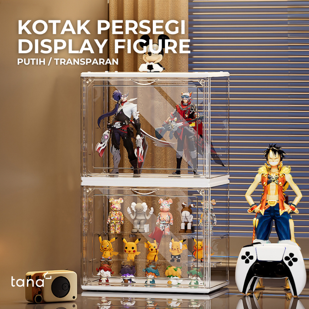 Jual TANA LIVING Acrylic Storage Box/Popmart Bricks Display Blind Box ...