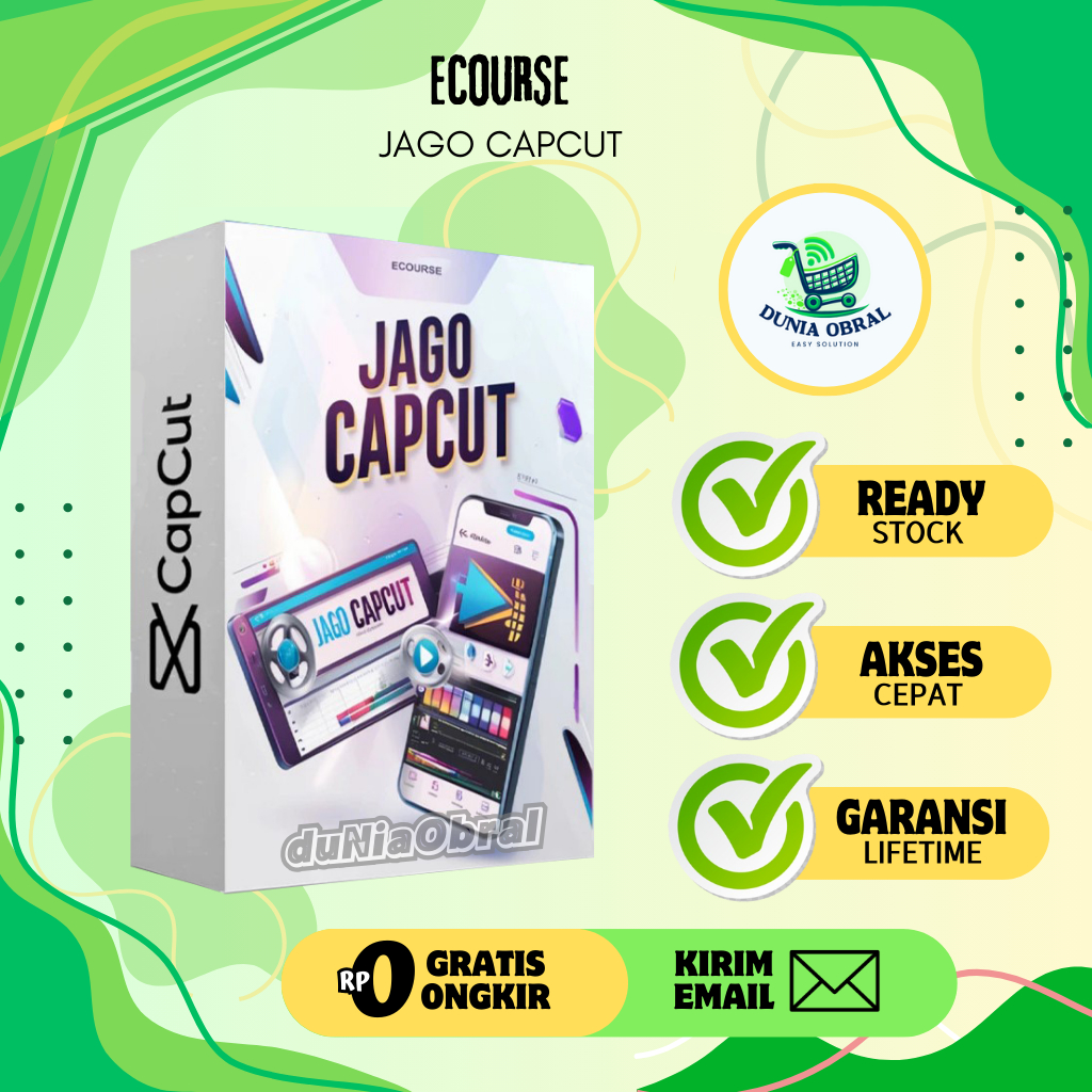 Jual Kelas Jago Capcut Cara Edit Video Seperti Content Creator Profesional | Shopee Indonesia
