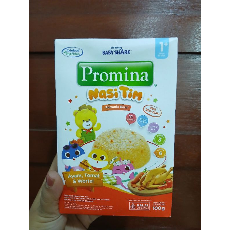 Jual Promina Nasi Tim Rasa Ayam, Tomat dan Wortel 100g | Shopee Indonesia