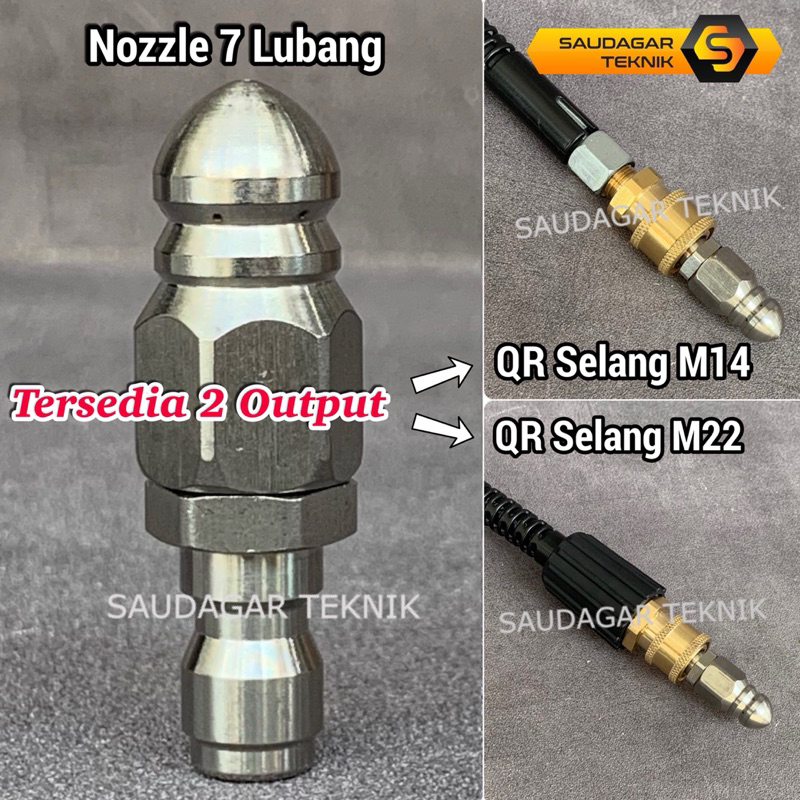 Jual Nozzle Jet Cleaner Quick Release Pembersih Saluran Pipa Selokan ...