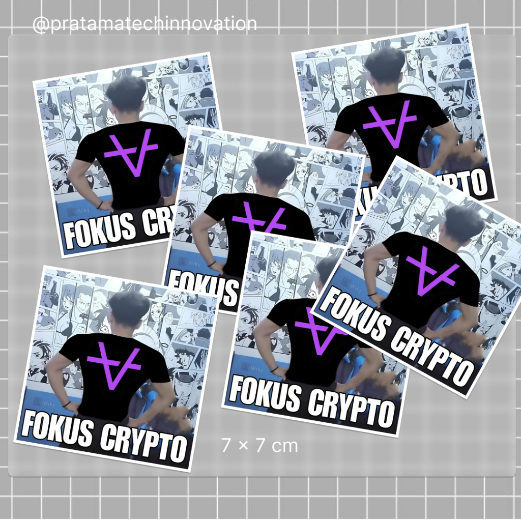 Jual Stiker Timothy Ronald fokus kripto 7x7 cm – Vinyl Glossy Premium ...