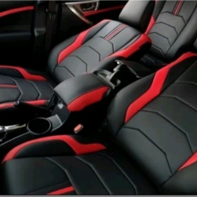 Jual sarung jok mobil rush 2007-2017 full seat jok 3 baris | Shopee ...
