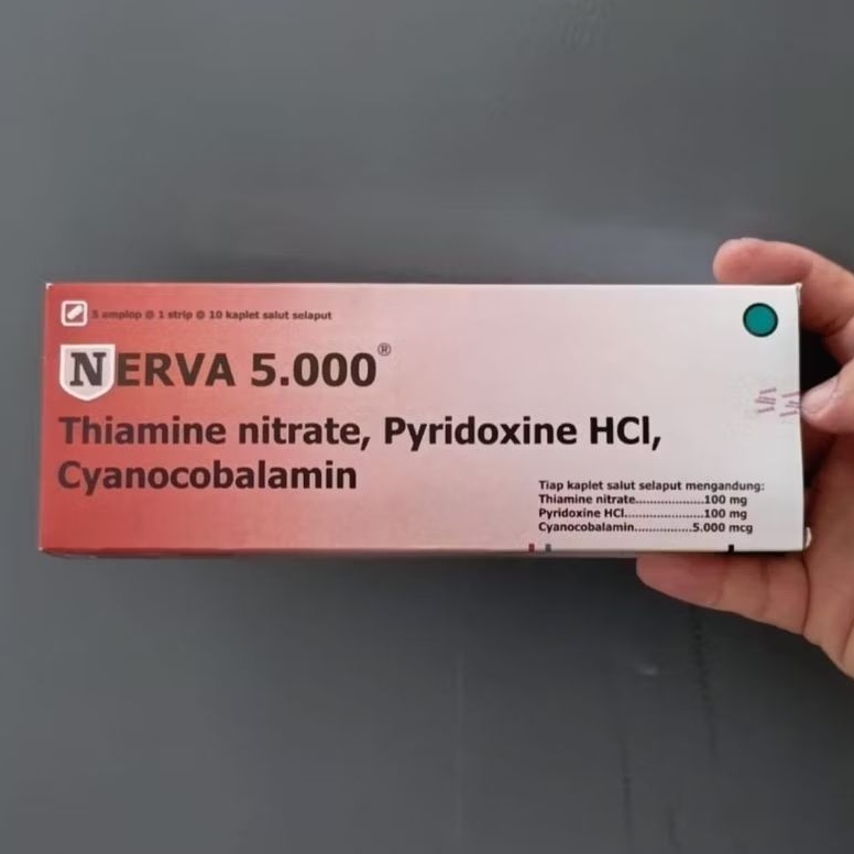 Jual NERVA 5000 BOX 50 KAPLET | Shopee Indonesia