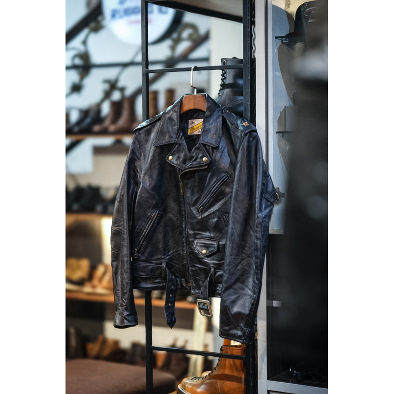 Jual Schott perfecto 613 GOLD One Star Perfecto Jacket Made In USA ...