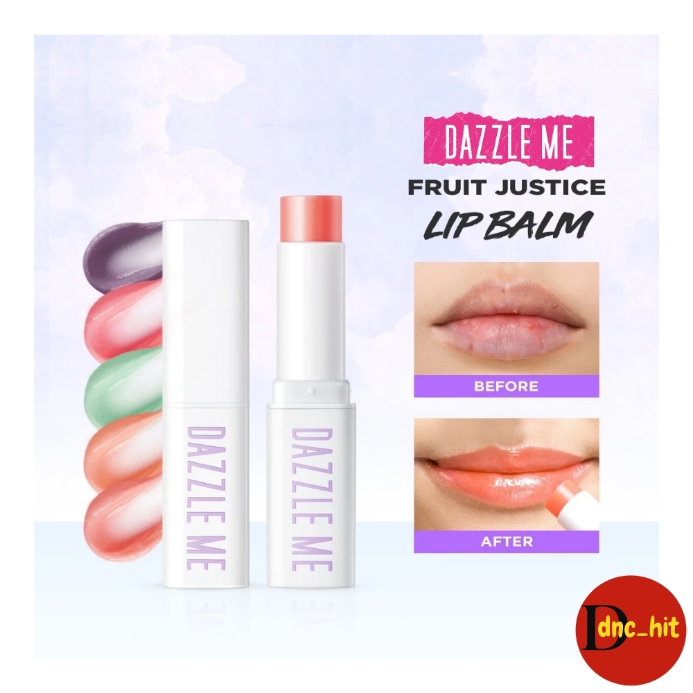 Jual DAZZLE ME Fruit Justice Lip Balm Moisturizing Vitamin E Baby Lips ...