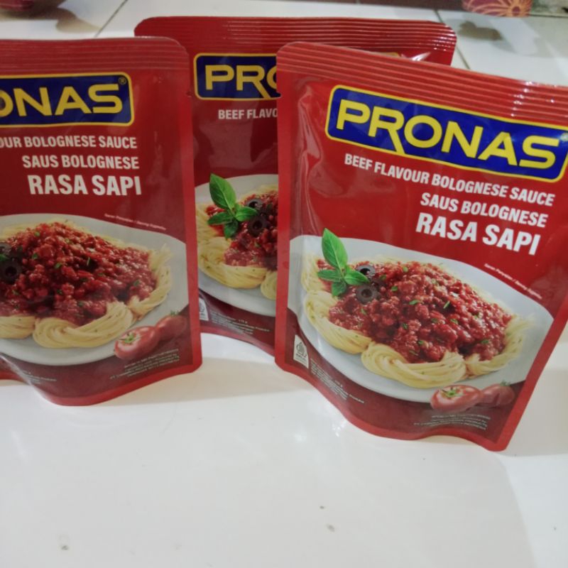 Jual pronas saos bolognese sapi 175g | Shopee Indonesia