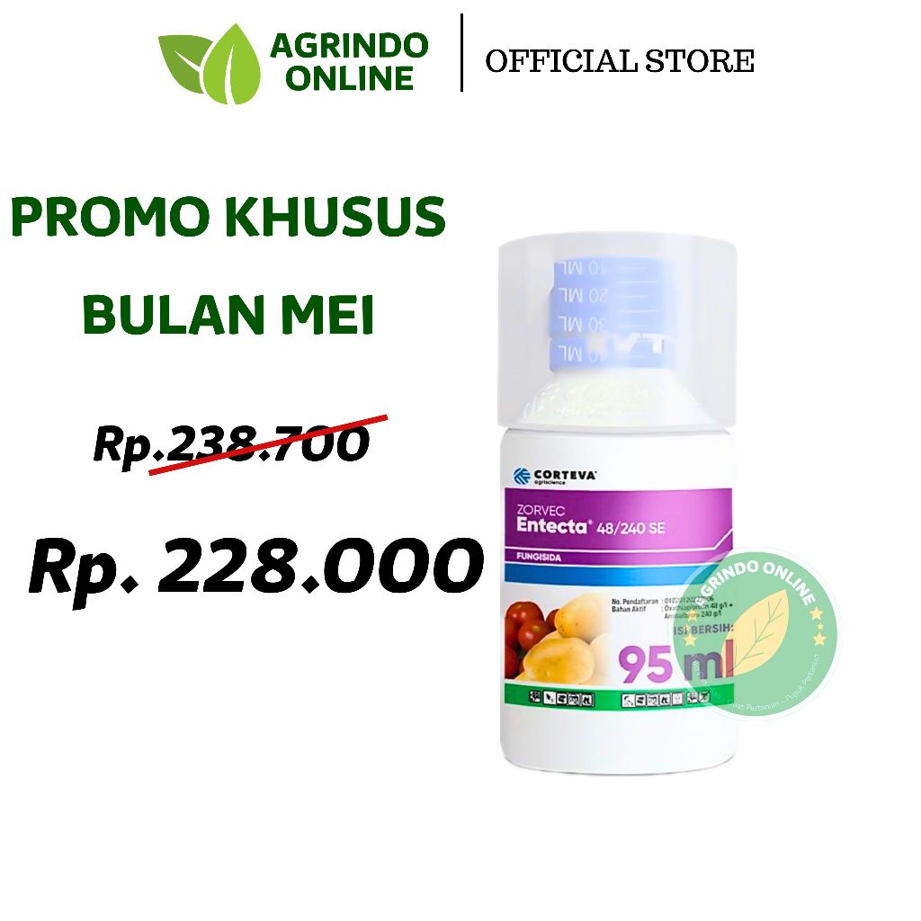 Jual Zorvec Entecta 48/240 SL - 95 ml - Fungisida Pengendali Penyakit Busuk Daun pada Tanaman ...