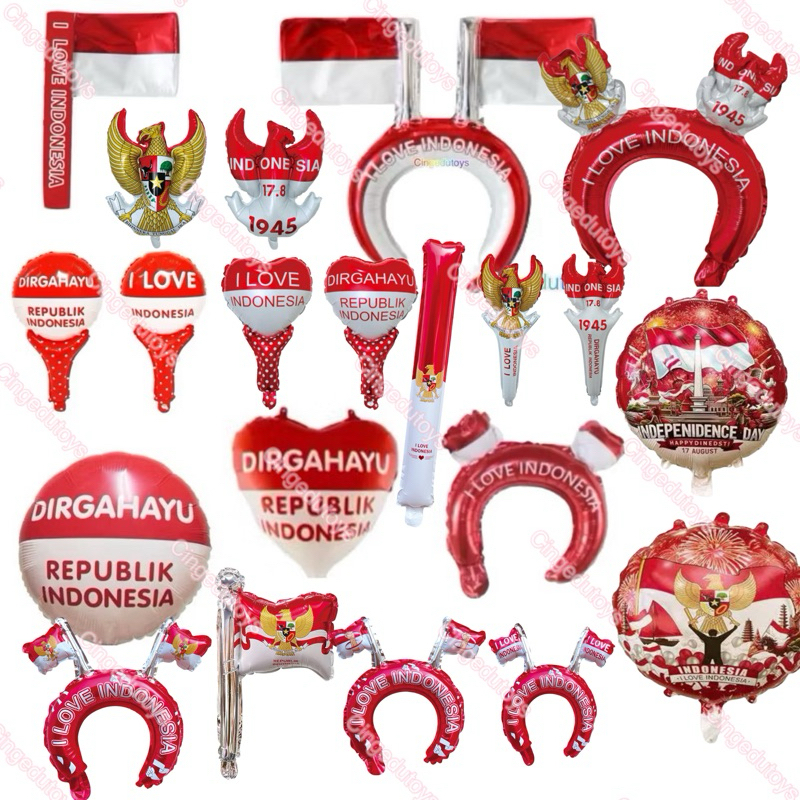 Jual Balon bando tongkat pentungan bendera merah putih pemilu damai ...