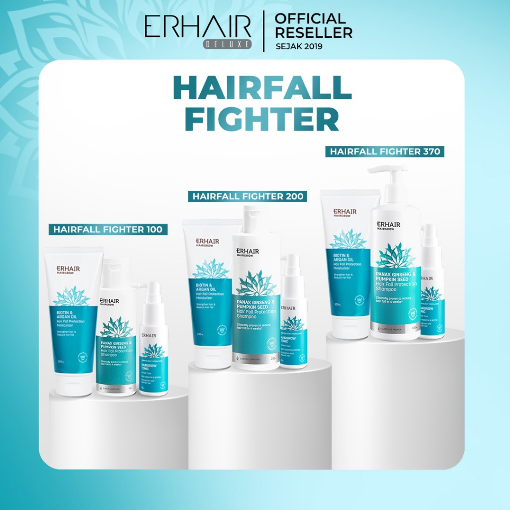 Jual ERHA ERHAIR Shampoo Penumbuh Rambut Rontok Hairgrow Hair Fall ...
