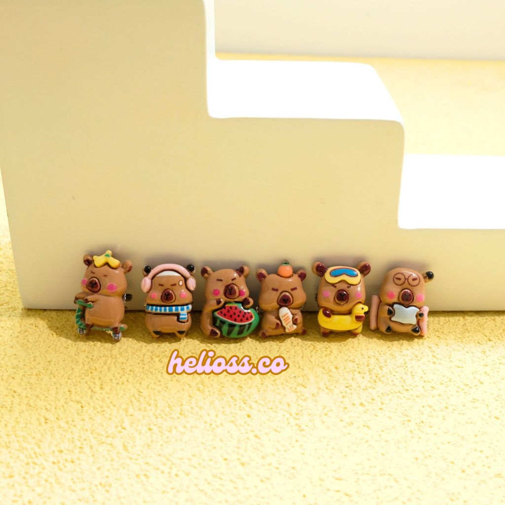 Jual PIN BROS CAPYBARA BROS PIN RESIN CAPYBARA PIN BROS HIJAB KARAKTER ...