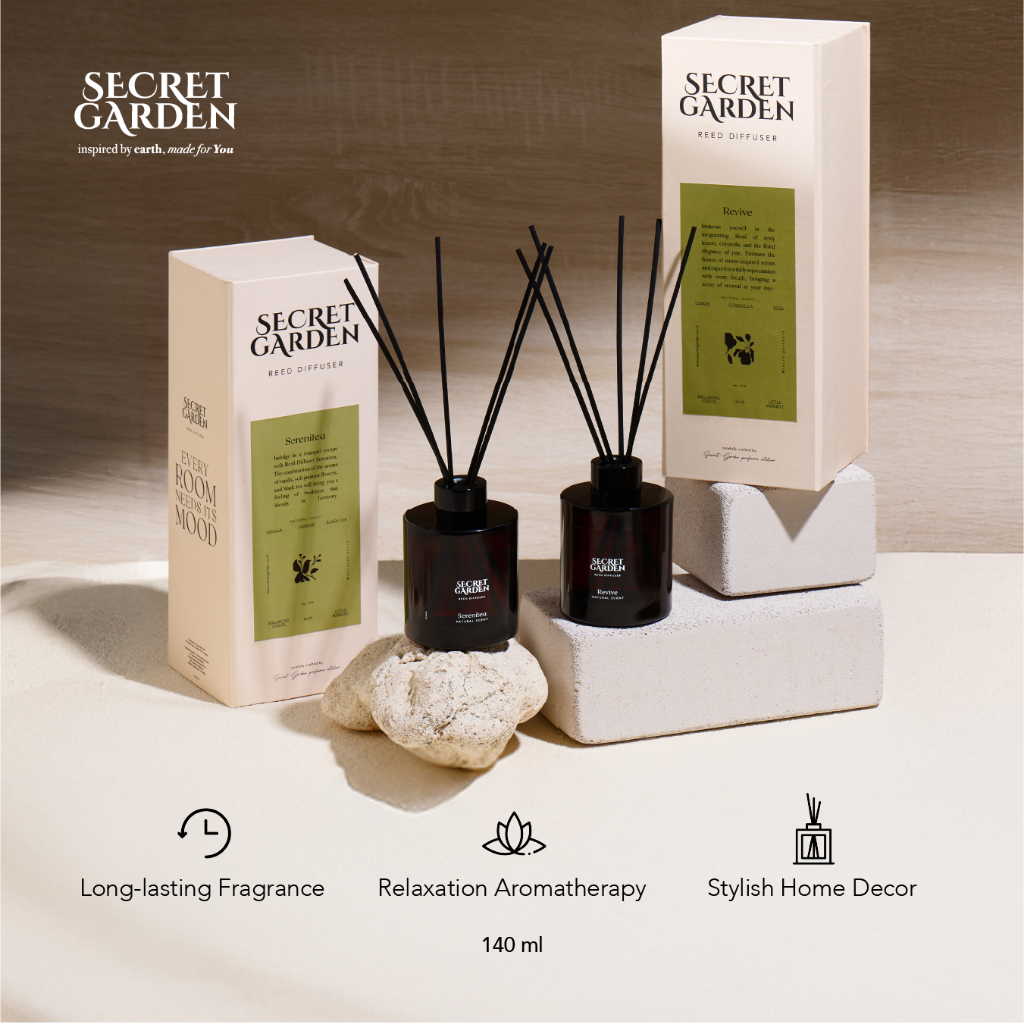 Jual Secret Garden - Aroma Reed Diffuser 140ml | Pengharum Ruangan ...