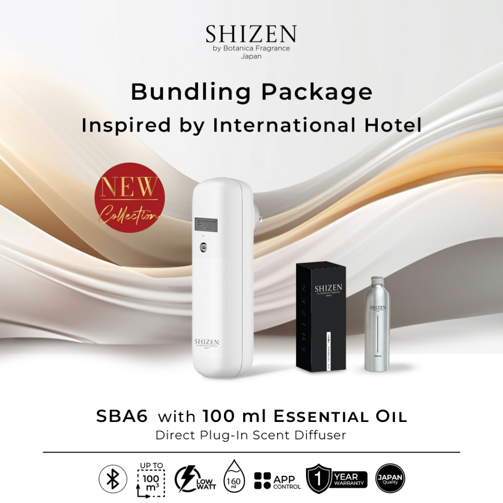 Jual Bundling Scenting Machine Shizen SBA6 & Essential Oil Inspired By ...