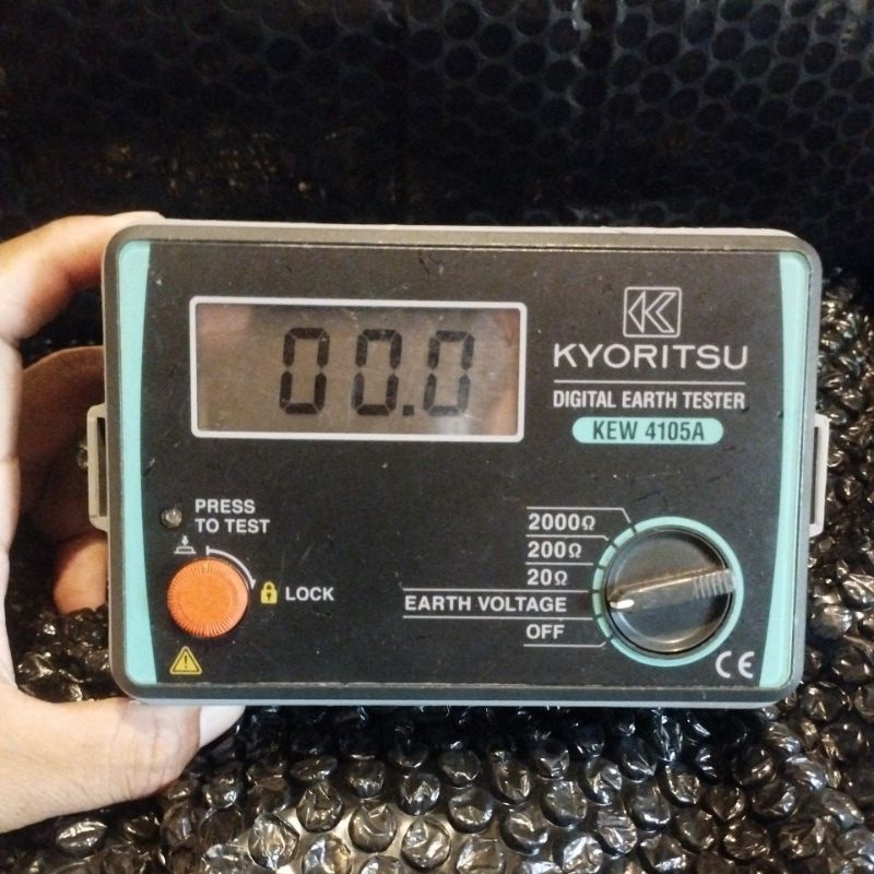 Jual KYORITSU 4105A DIGITAL EARTH TESTER GROUNDING TESTER & Aksesoris ...