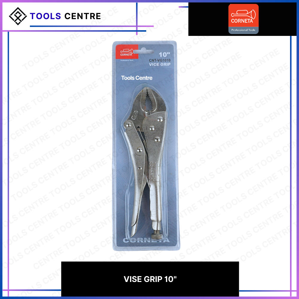 Jual Corneta Vise Grip 10" | Tang Buaya 10 Inch | Locking Pliers 10 ...