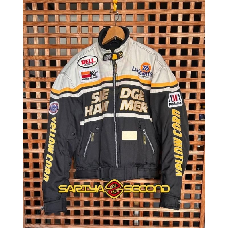 Jual Nylon Jacket Yellow Corn x 76 Lubricants (Vintage Series) Size : L ...