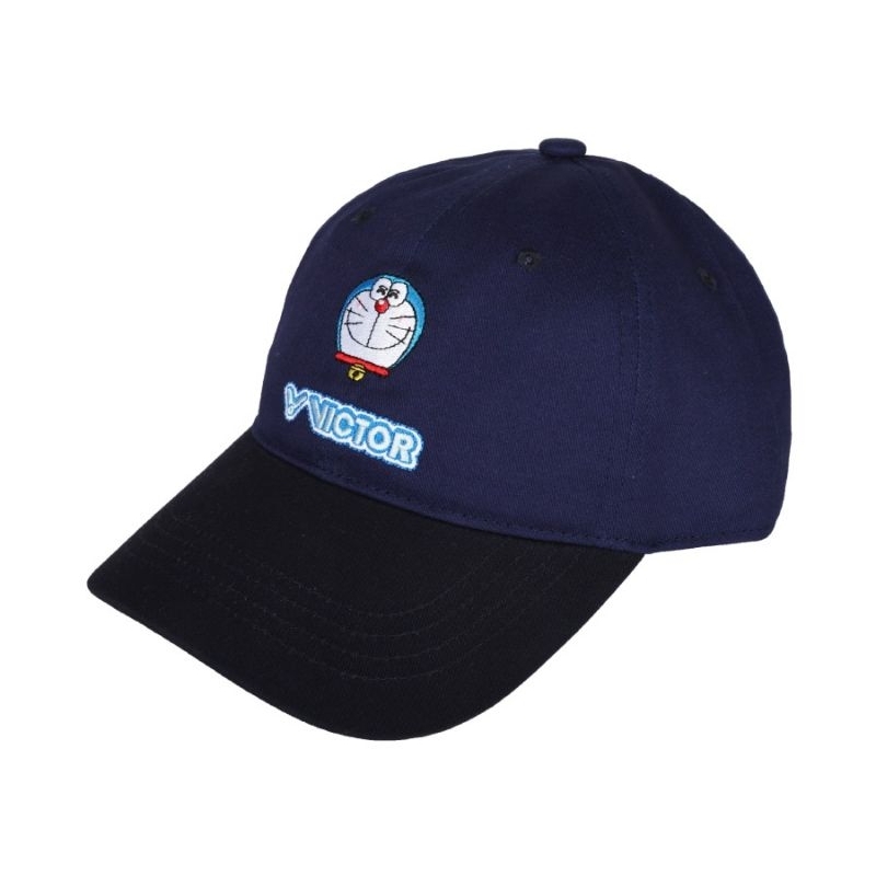 Jual Spesial Edition Topi VICTOR x Doraemon Cap VC510DRM Deep Sea Blue ...
