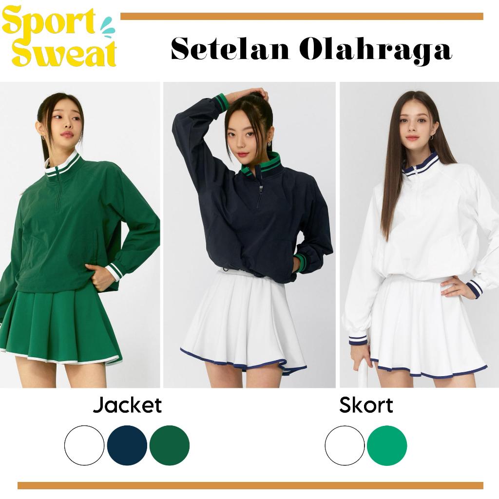 Jual SPORT.SWEAT - Wilma SET Tennis - JACKET + SKORT (include short ...