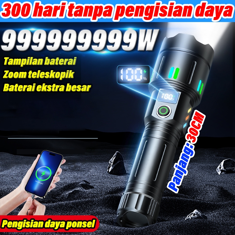 Jual Ekstra besar Senter super terang 300 hari tanpa pengisian daya ...