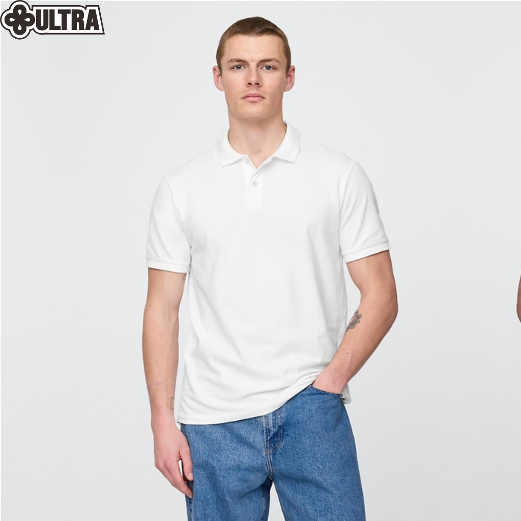Jual POLO SHIRT ULTRA PUTIH | Shopee Indonesia