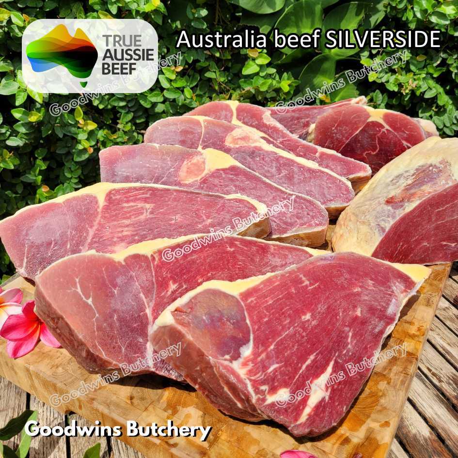 Jual Beef SILVERSIDE PORTIONED CUTS 4cm frozen for rendang curry ...