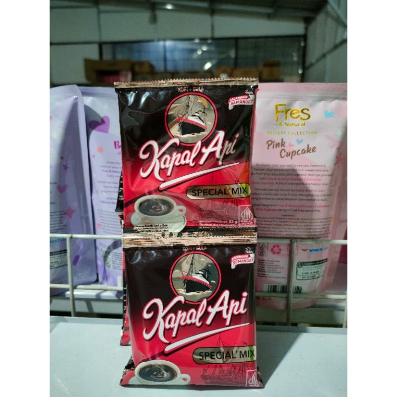 Jual Kopi Kapal Api Special Mix/ Minuman Serbuk Kopi + Gula/ 23 gr ...