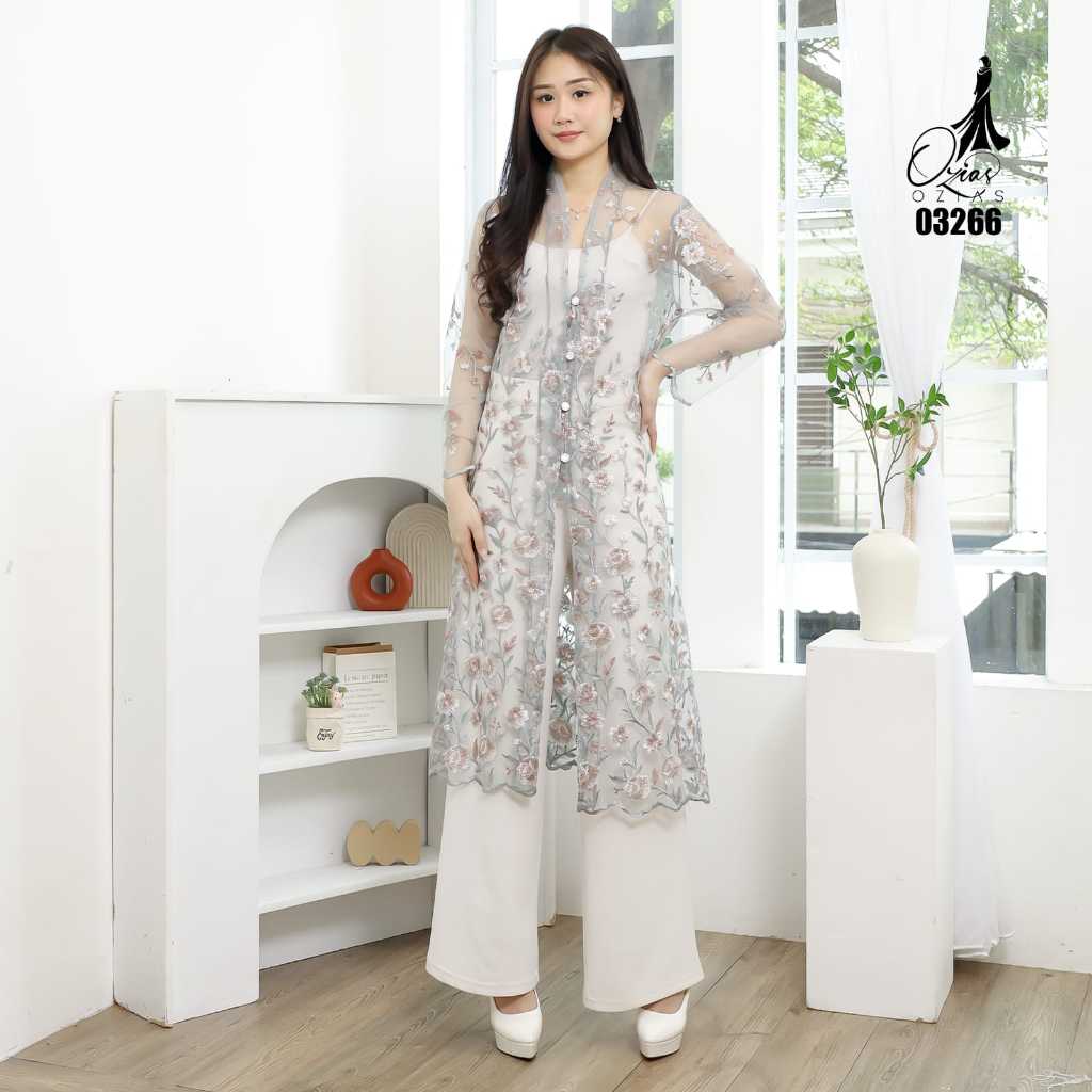 Jual VEST OUTER TILE 03266 LD 105 I Outer Kondangan Wanita I Outer ...