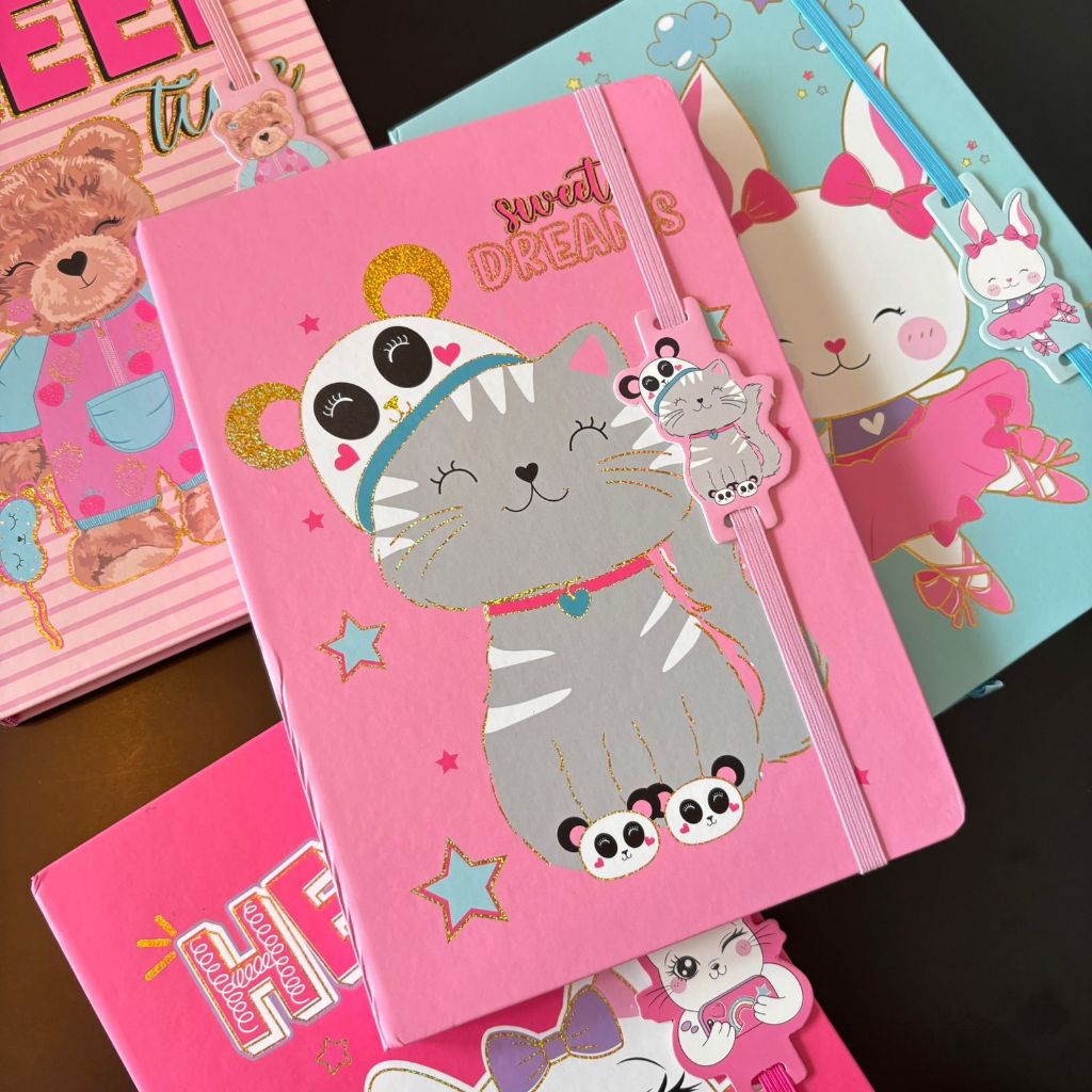 Jual A5 MIKIREI CUTE ANIMAL BEARS CATS DIARY | JURNAL CUTE JAPANESE ...