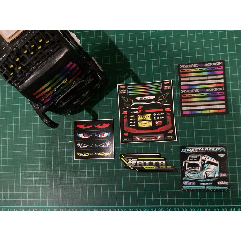 Jual Stiker Miniatur Lampu Bus JetBus 2+ Lampu MATRIX (BONUS BUS RANDOM ...