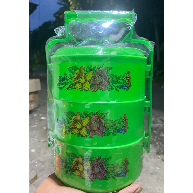 Jual RANTANG PLASTIK PLT 3 SUSUN BEST SELLER | Shopee Indonesia