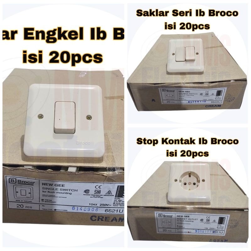 Jual Saklar Inbow Merk Broco isi 20pcs | Shopee Indonesia
