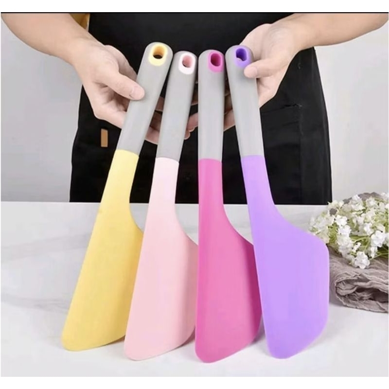 Jual spatula silikon jumbo serba guna pengaduk adonan kue | Shopee ...