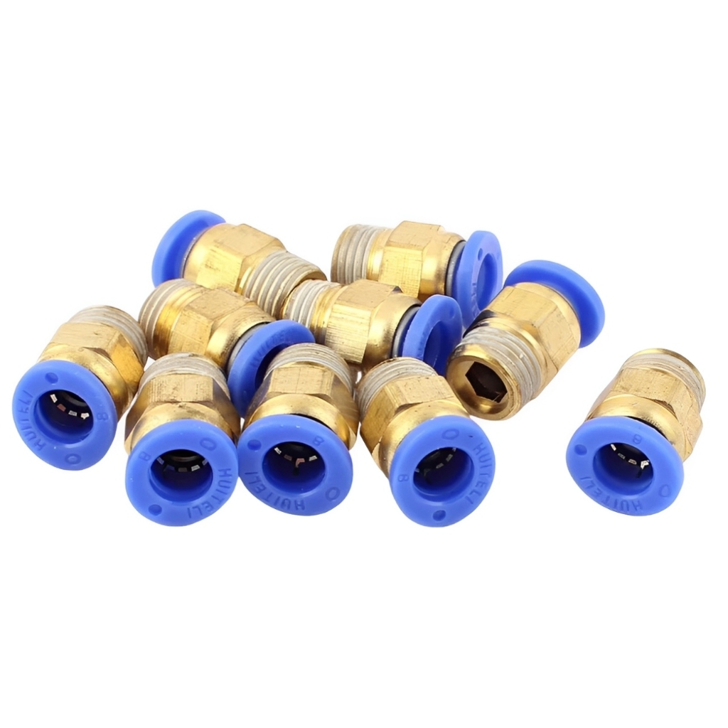 Jual Fitting Pneumatic Lurus Male Drat PC-02 1/4" Slip Lock MPC ...