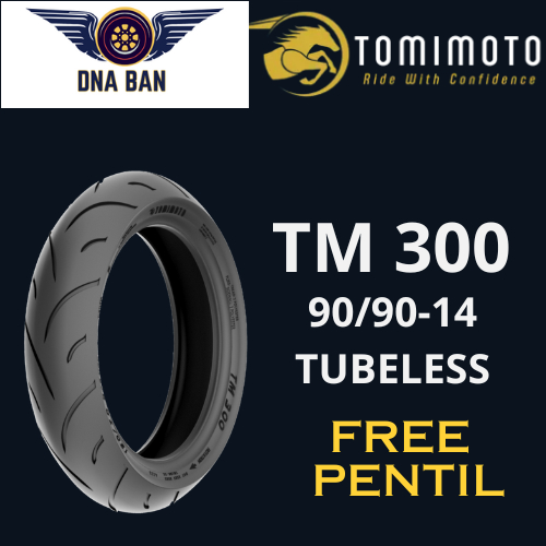 Jual BAN TOMIMOTO TM 300 RING 14 TUBELESS FREE PENTIL | Shopee Indonesia