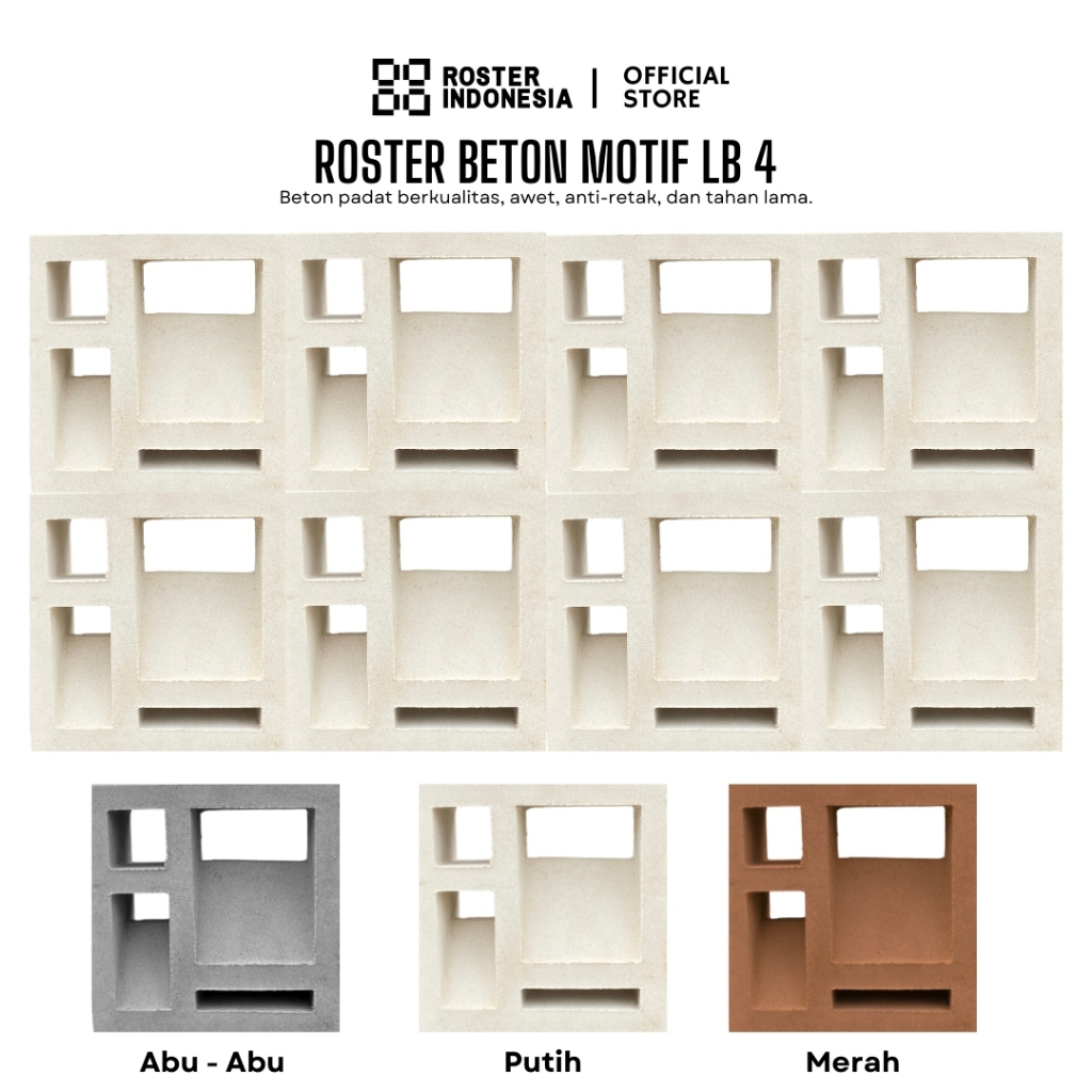 Jual Roster Indonesia - Roster Beton LB 4 Roster Beton Minimalis Lubang ...