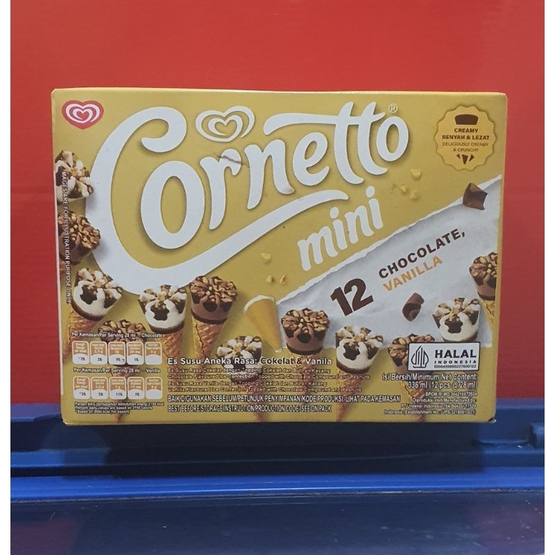Jual Wall's Cornetto Mini / Mini Disc / Mini Oreo ( isi 12 pcs @ 28ml ) | Shopee Indonesia