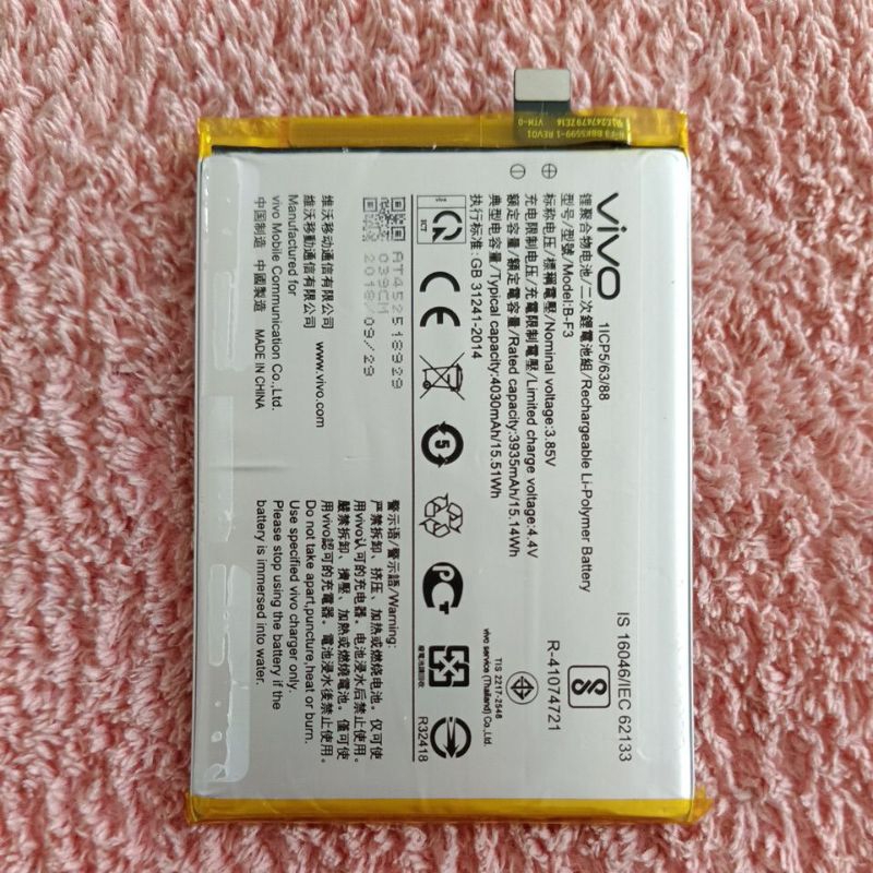 Jual BATERAI BATTERY BATRE VIVO Y91 Y93 Y95 MODEL BF3 FUNGSI NORMAL ...