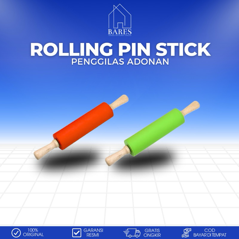 Jual Rolling Pin Alat Penggilas Adonan Penggiling Adonan Kue | Shopee ...