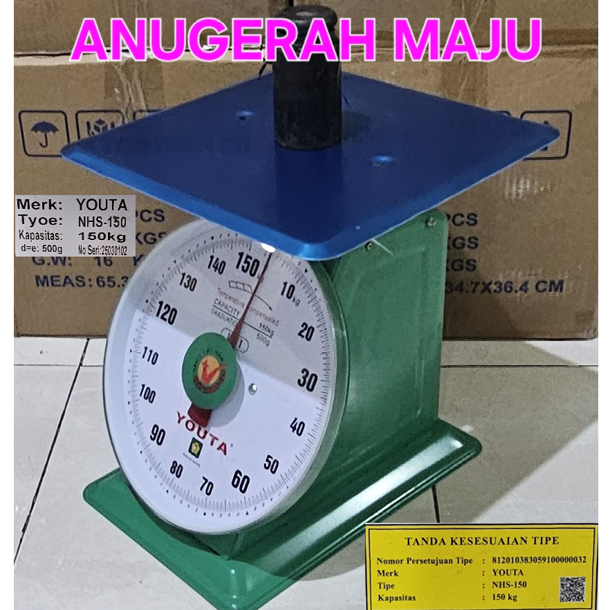 Jual Timbangan Duduk Jarum 150 Kg Vietnam Qlty/Timbangan Manual YOUTA 150 | Shopee Indonesia